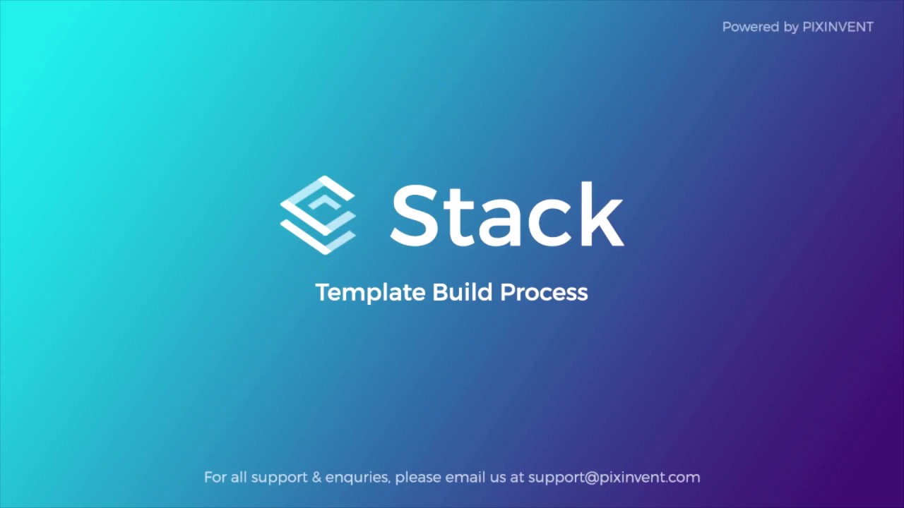 Stack Admin Template Build Process Youtube