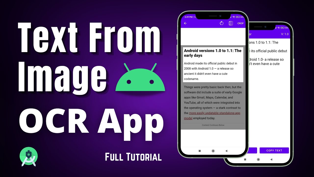 Make A Text Scanner App Ocr App Full Tutorial Android Development