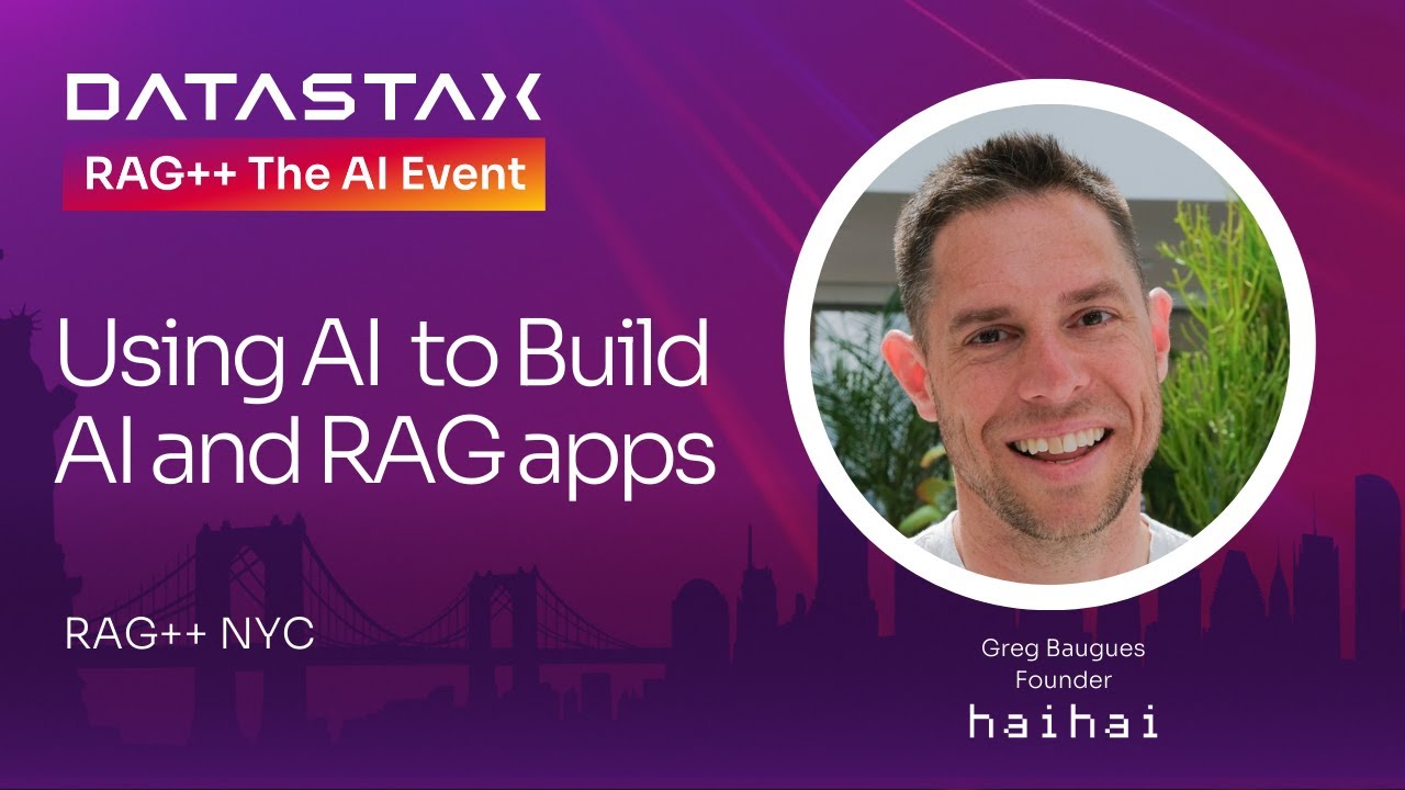 Using Ai To Build Ai And Rag Apps Youtube