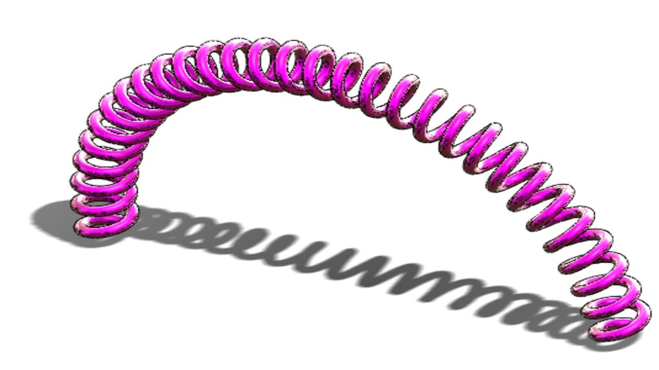 Design 05 Circular Spring Solidworks Youtube