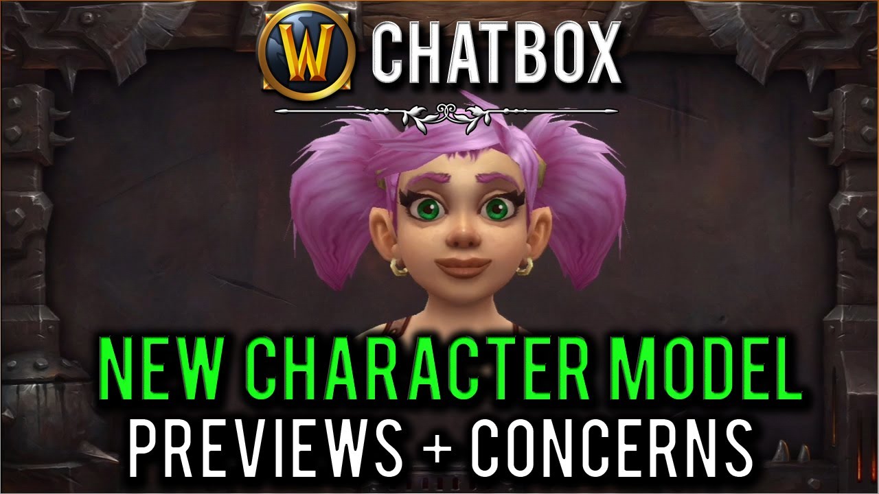 New Wow Character Model Previews Concerns Warlords Of Draenor Wow