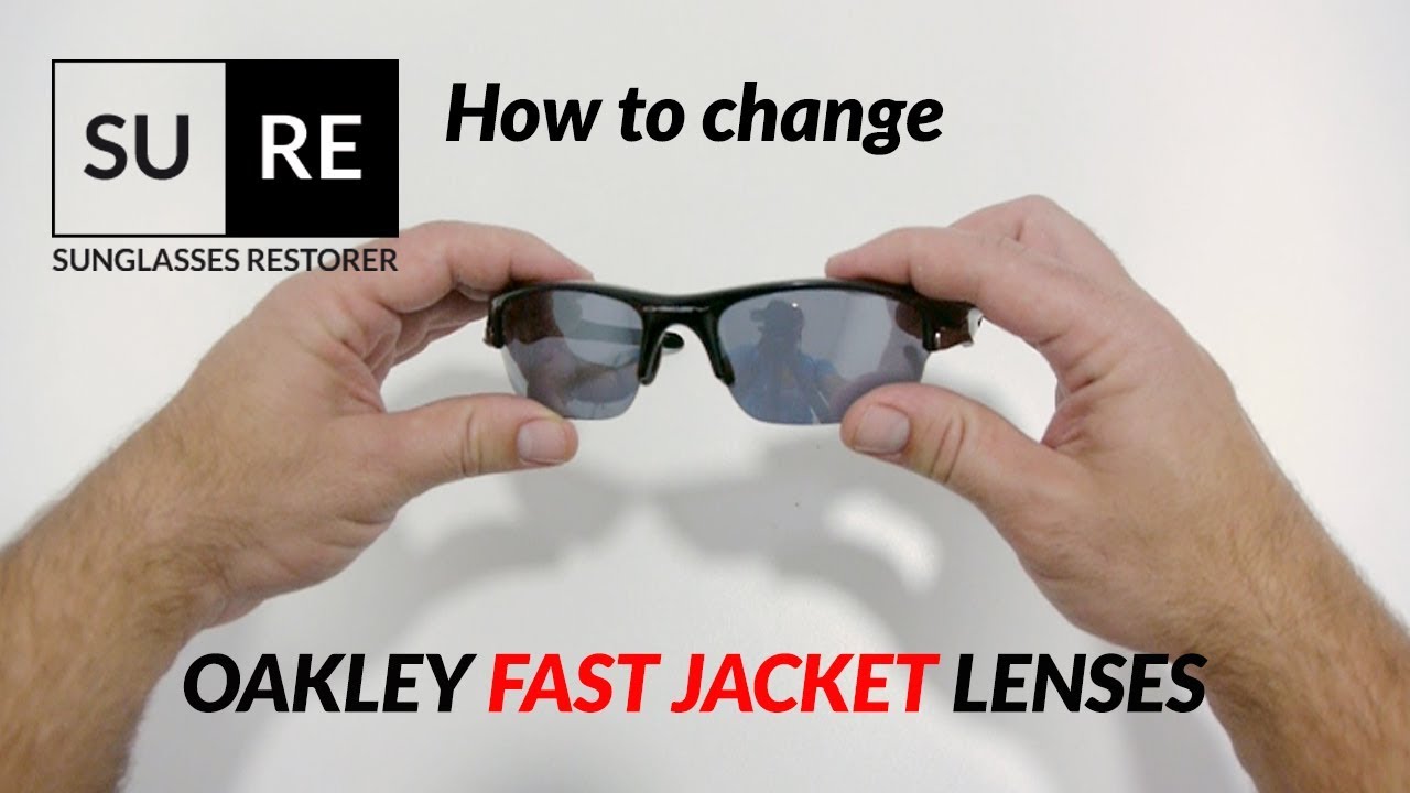 How To Change Oakley Fast Jacket Lenses Sunglasses Restorer Youtube