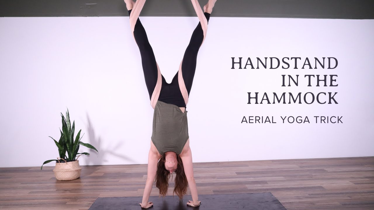 Improve Your Handstand Aerial Yoga Trick Tutorial Youtube