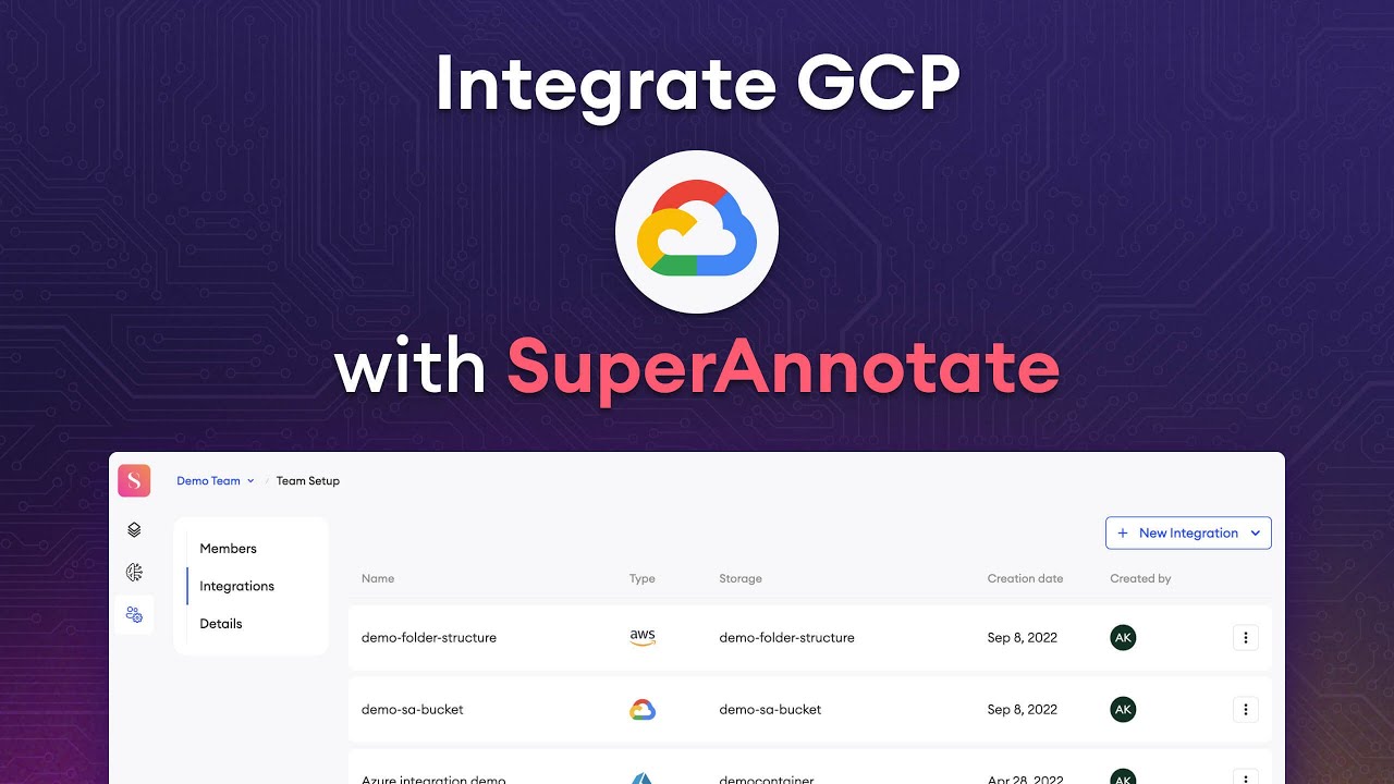 How To Integrate Gcp With Superannotate Tutorial Youtube