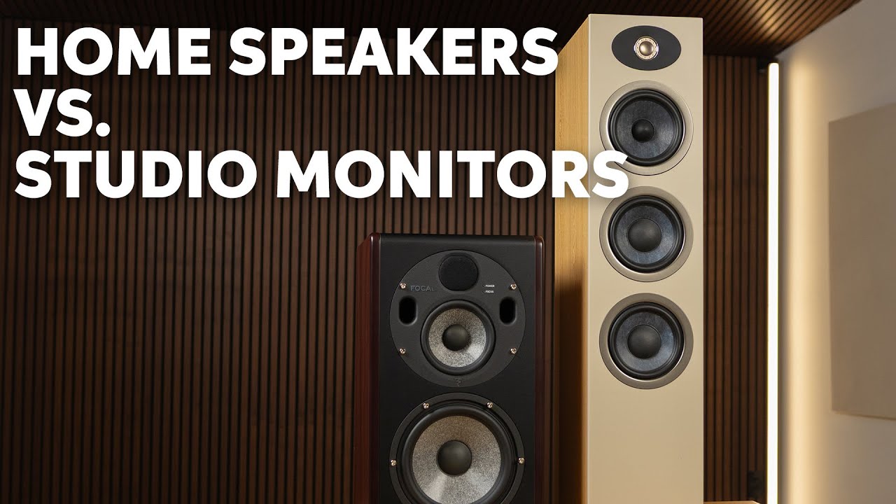 Hi Fi Speakers Vs Studio Monitors What Is The Difference Youtube