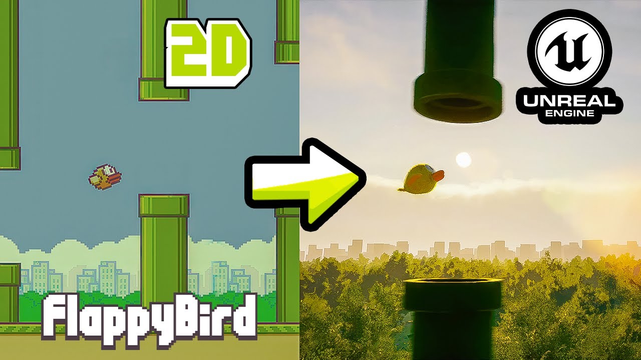 How I Remade Flappy Bird In Unreal Engine 5 Youtube