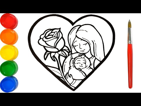 Dibujos Del Día De La Madre Para Imprimir A Color Educatics
