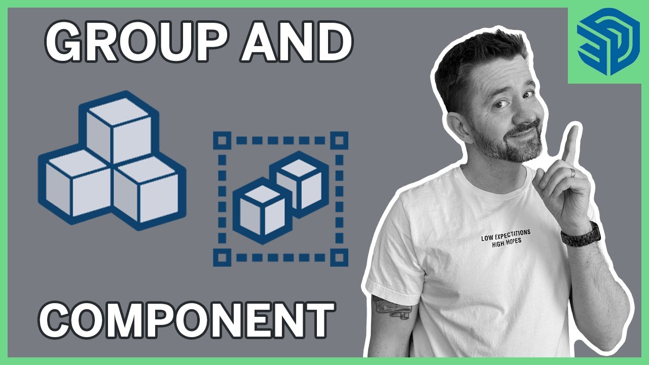 Creating Groups And Components Sketchup For Ipad Square One Youtube