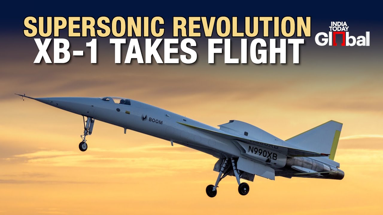 Live Xb 1 Takes First Supersonic Flight Supersonic Era Begins Youtube
