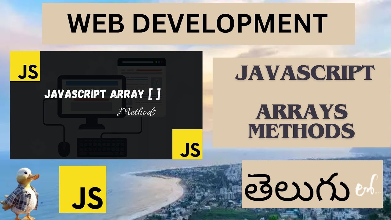 Web Development Javascript Array Methods Detail Explanation In Telugu