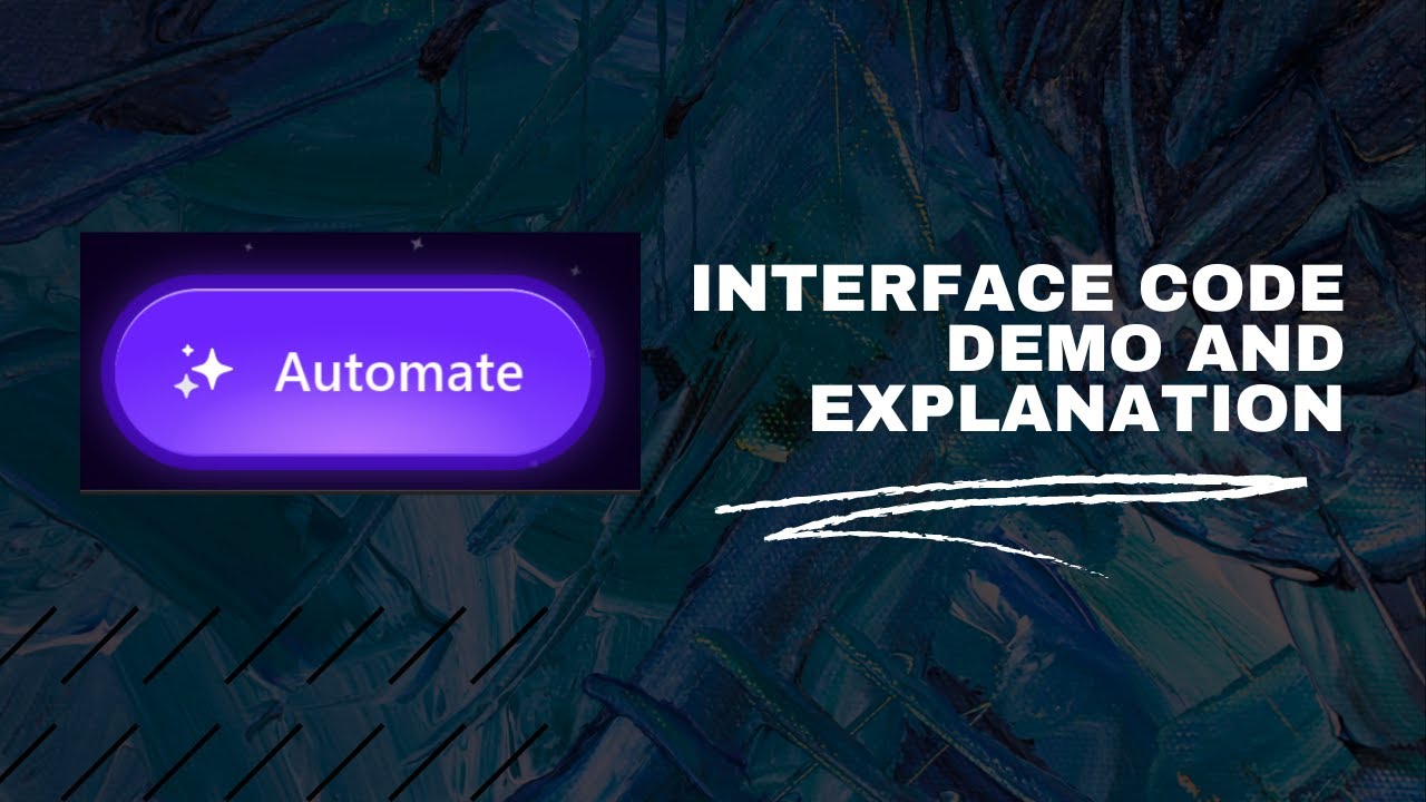Interface Code Demo And Explanation Youtube