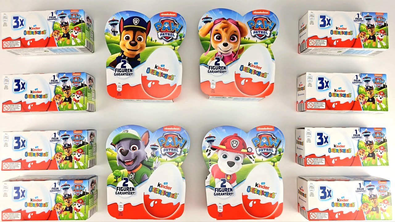 Big Unboxing 40 Eggs Kinder Surprise Eggs Applaydu Paw Patrol 2024
