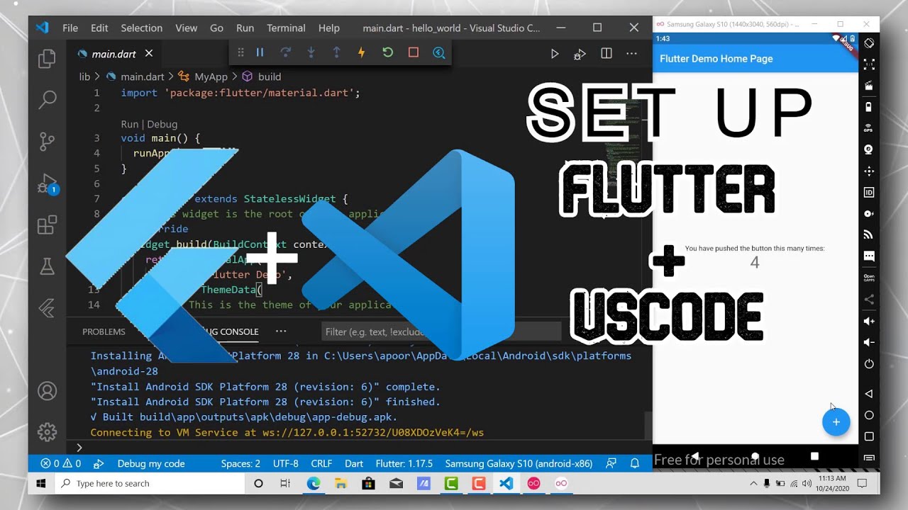 Vscode Flutter Android Studio Development Environment Windows How To