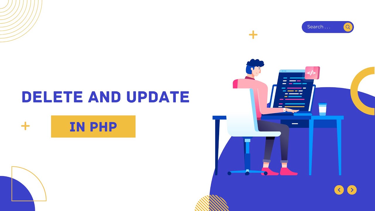 Delete And Update In Php Youtube