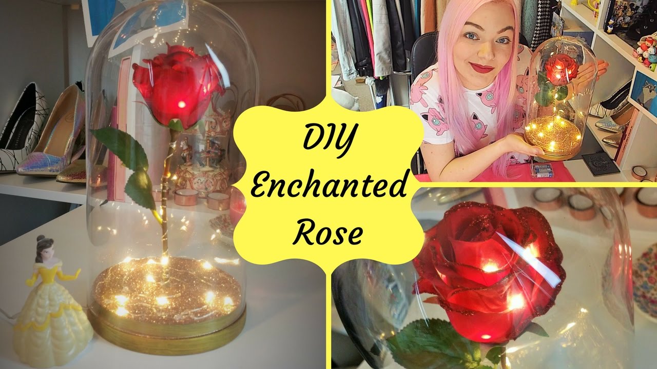 Diy Enchanted Rose Beauty The Beast Youtube