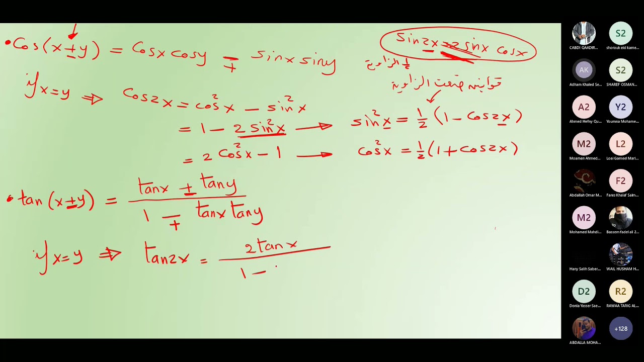 Basic Math Phm011s Lecture 2 Curves Revision Youtube