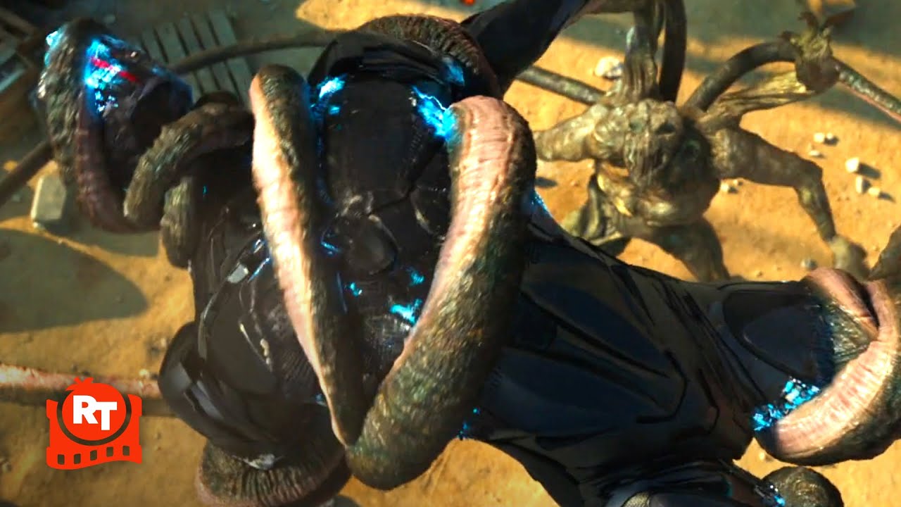 Alienoid Return To The Future 2024 Robot Vs Tentacle Alien Scene
