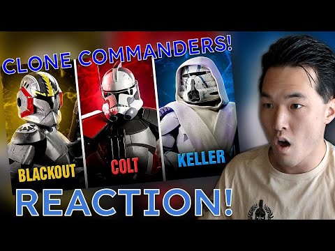 Every Single Clone Trooper Commander Explained Reaction Red Five