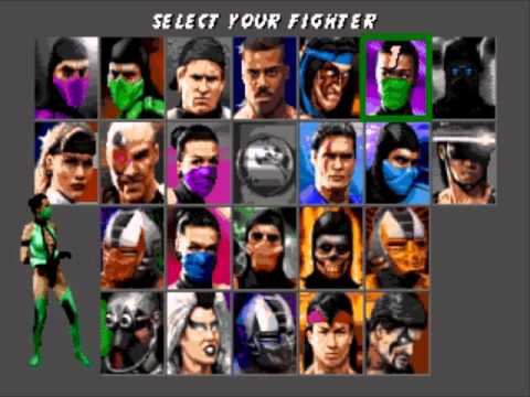 Ultimate Mortal Kombat 3 Sega Genesis Character Select Youtube