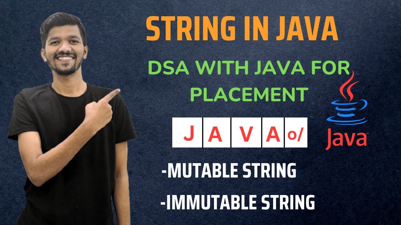 Mutable Immutable String Java Dsa Java Youtube
