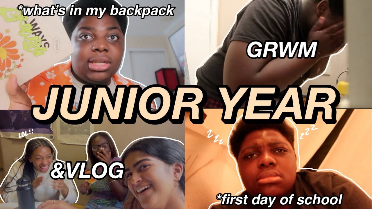 Grwm Vlog First Day Of School Junior Year Youtube