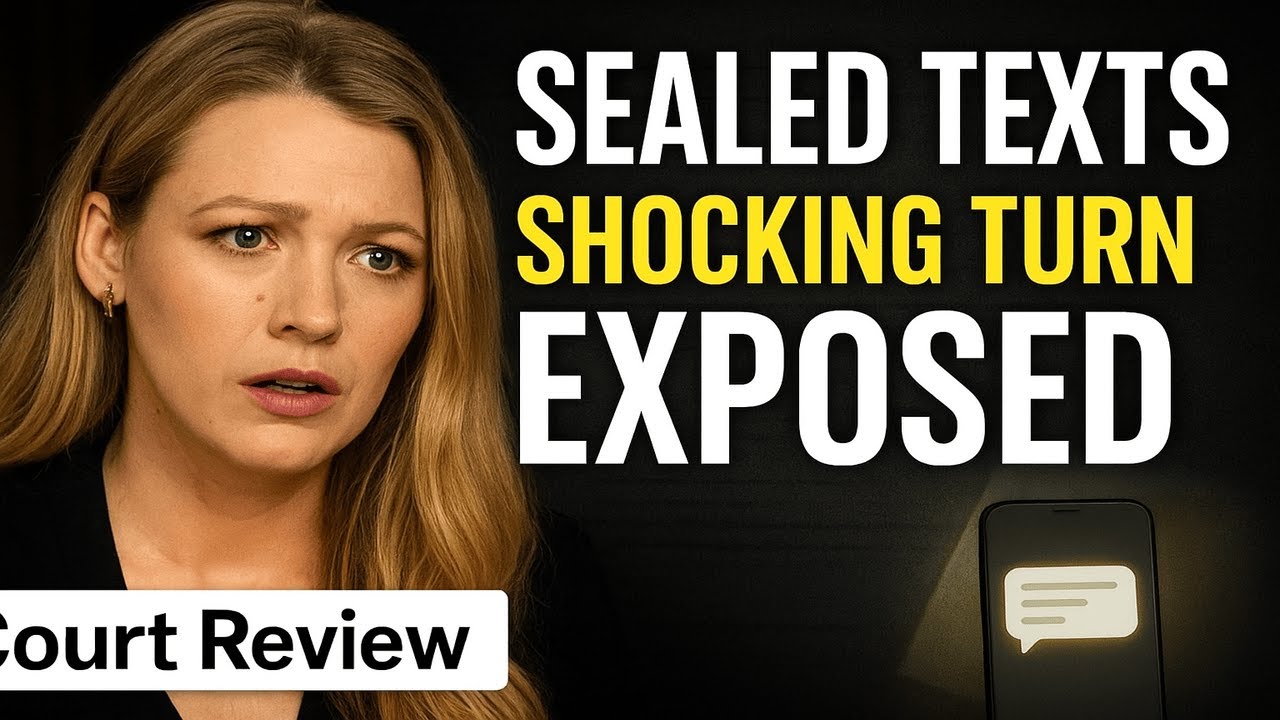 Blake Lively S Lawsuit Takes Shocking Turn With Sealed Texts Exposed