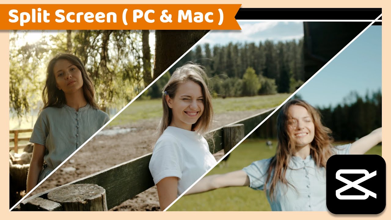 Create Split Screen Capcut Pc Tutorial Youtube