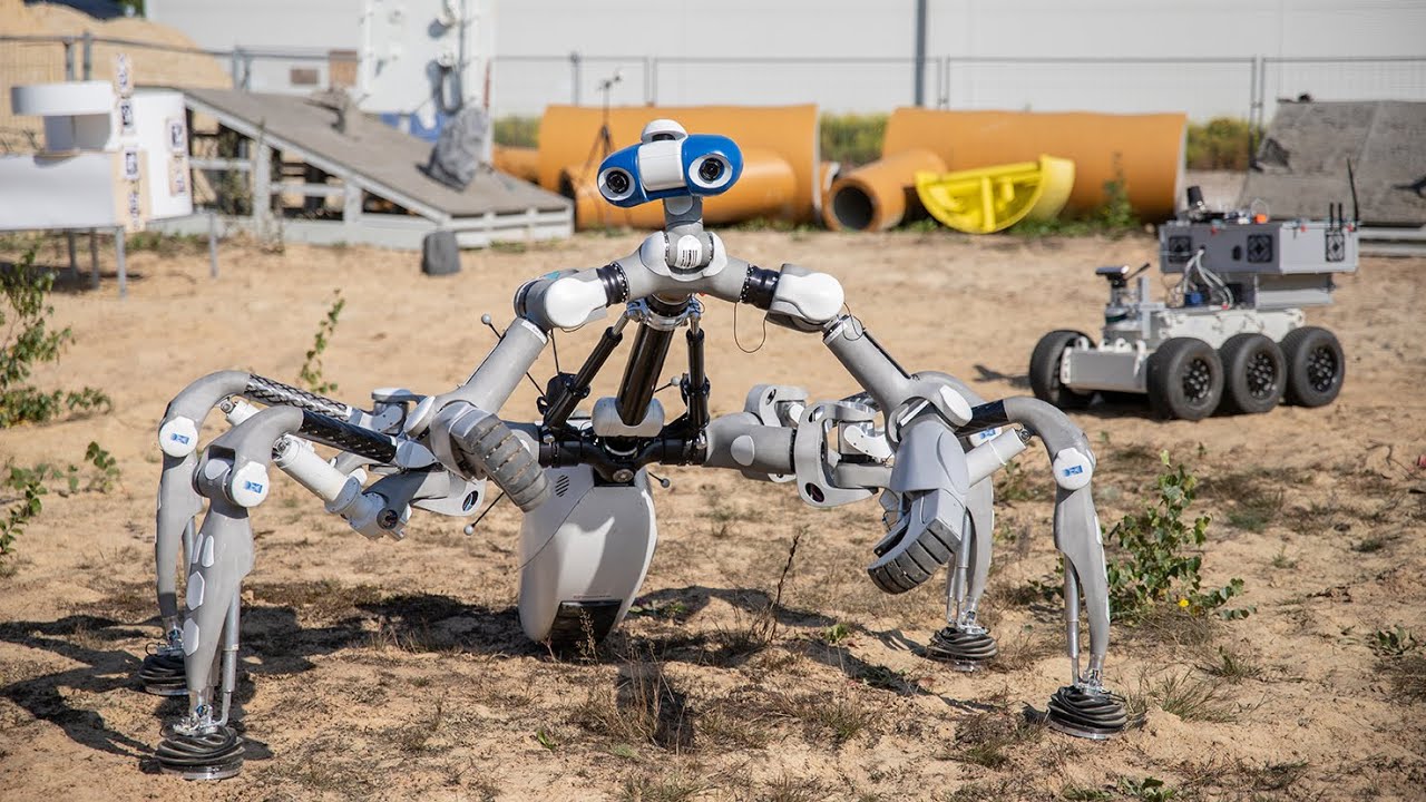 Pro Act Multi Robot Cooperation In Space Youtube