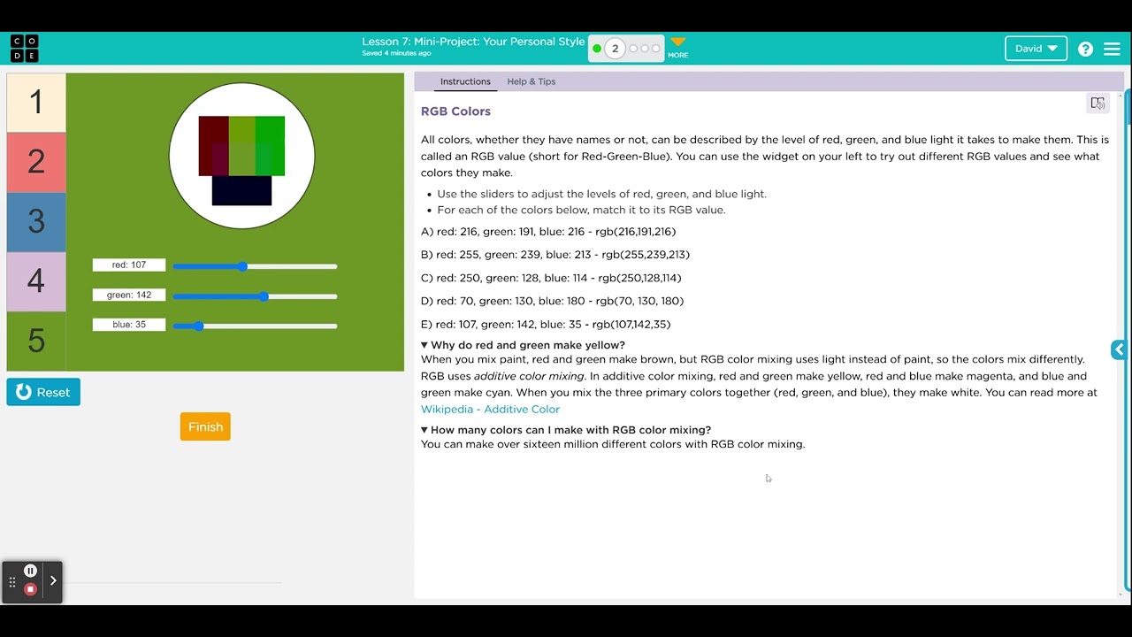 Unit 2 Lesson 7 Mini Project Your Personal Style Web Development