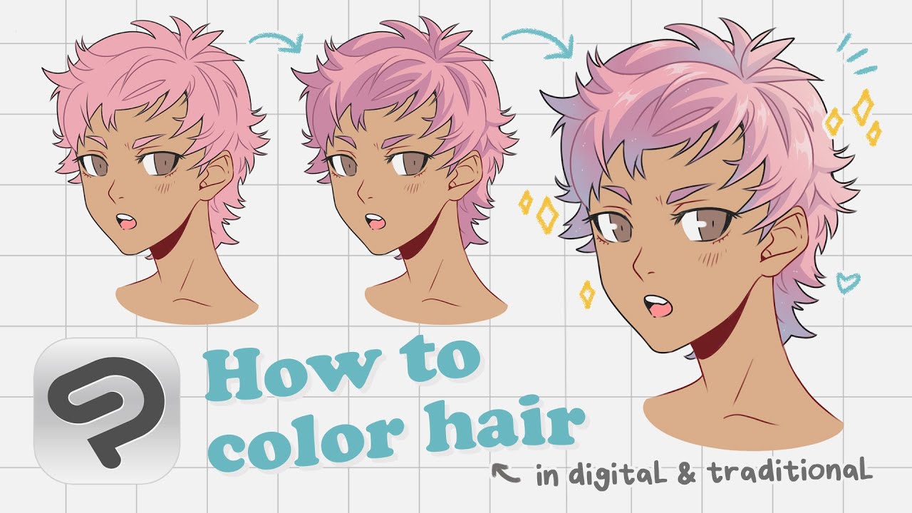 Anime Hair Color Tutorial