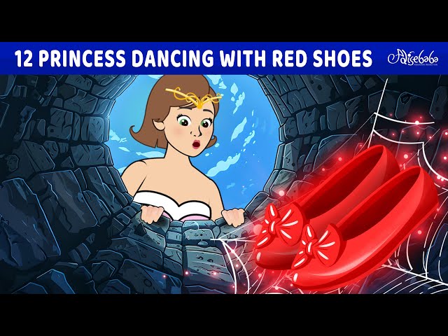 12 Princess With Dancing Red Shoes Bedtime Stories For Kids In