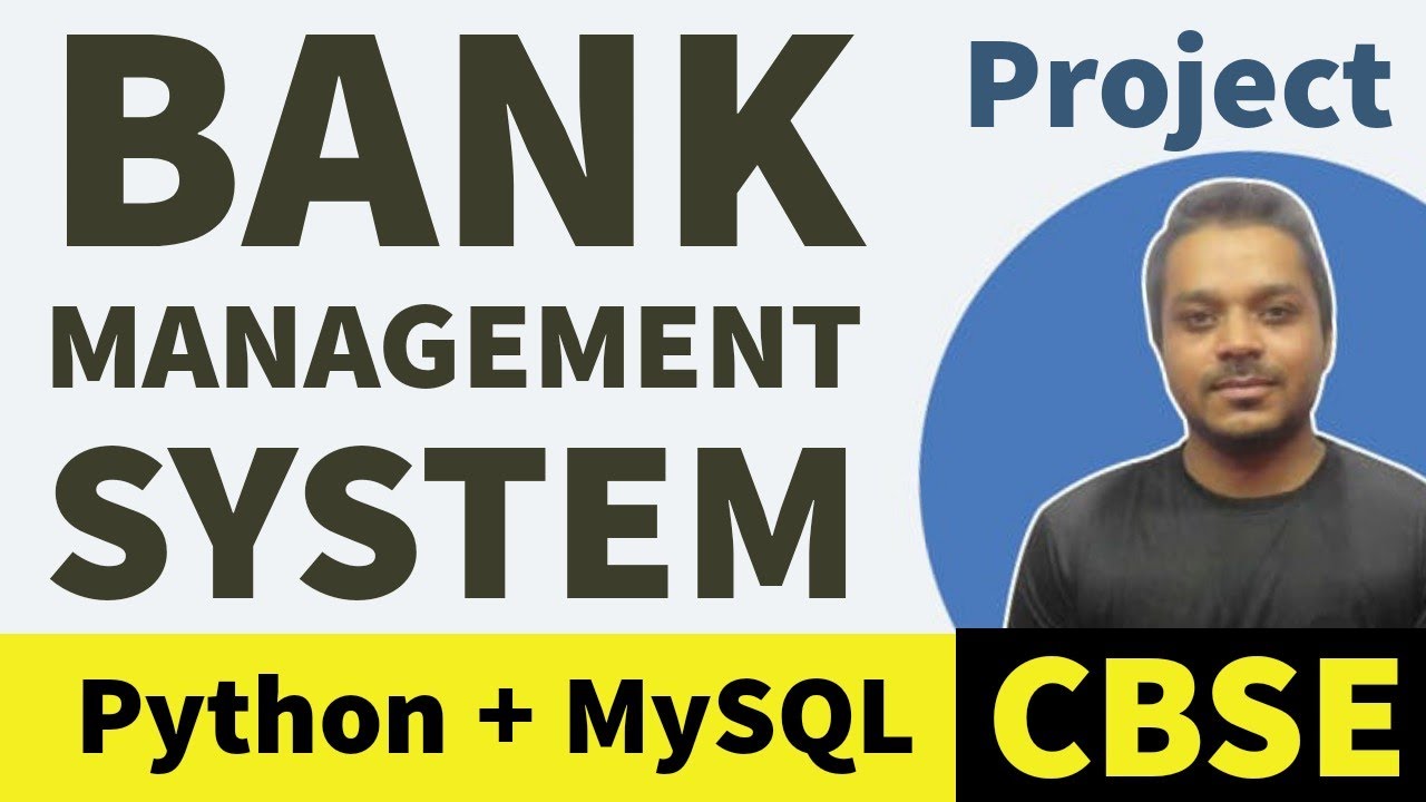 Bank Management System Python Project Youtube
