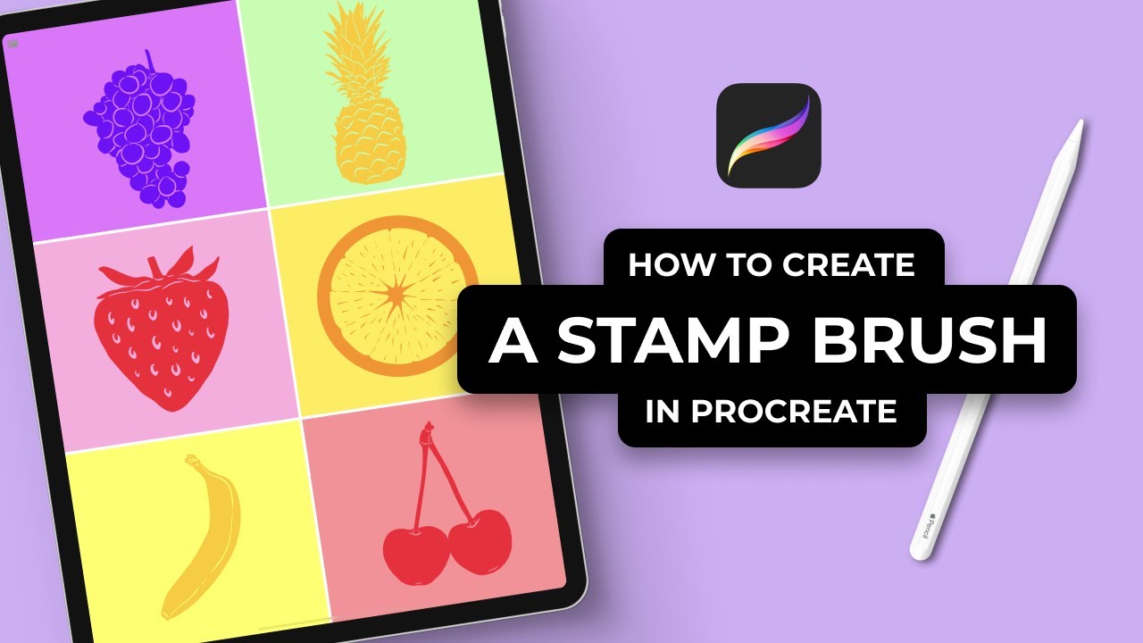 How To Create A Stamp Brush In Procreate Shorts Youtube