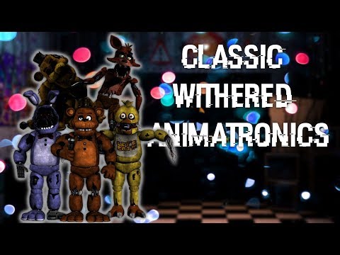 Fnaf Speed Edit Making Classic Withered Animatronics Youtube