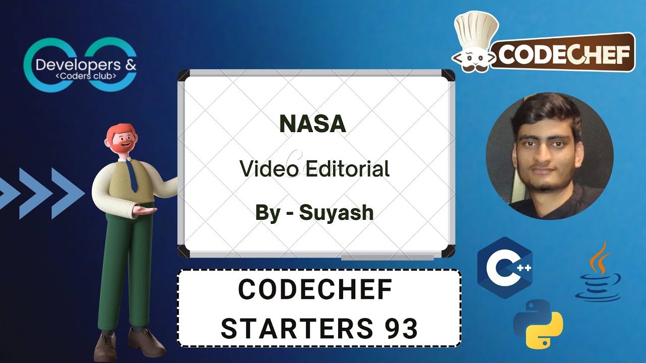 Nasa Starters 93 Codechef Dcc Nit A Youtube