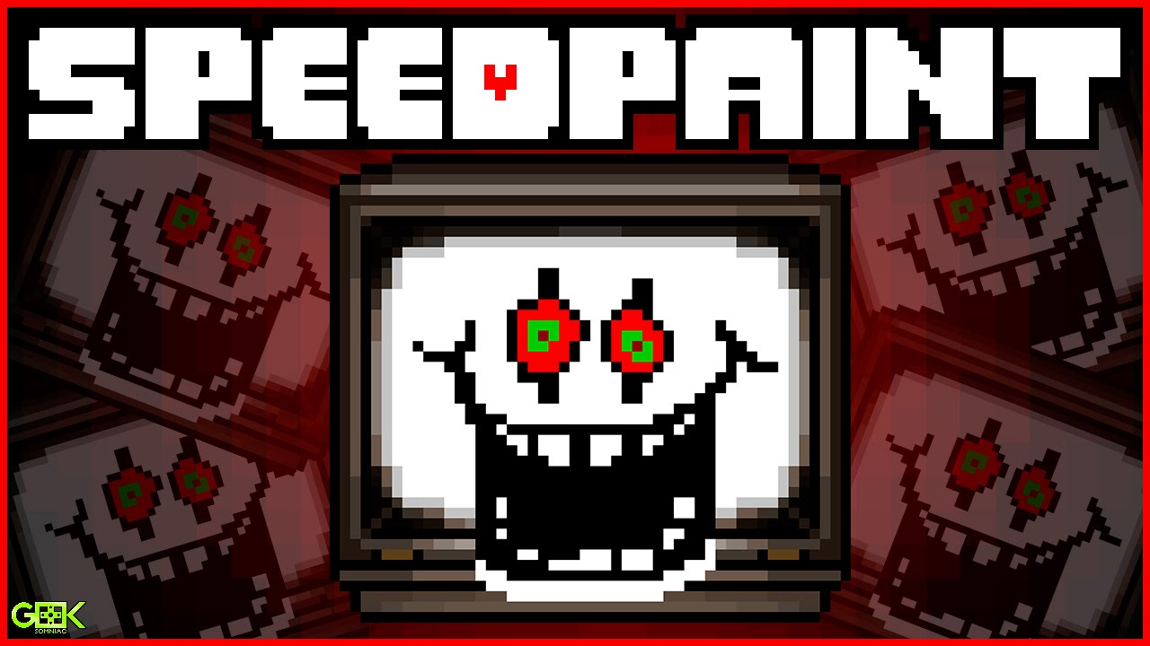 Omega Flowey Pixel Art Grid