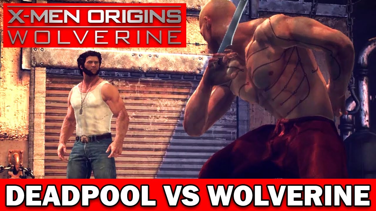 Wolverine Vs Deadpool дэдпул против росомахи X Men Origins