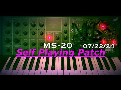 Korg Ms 20 07 22 24 Self Playing Patch Youtube