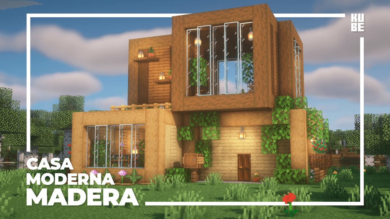 Casa De Minecraft De Madera Moderna New Minecraft House Plans 9