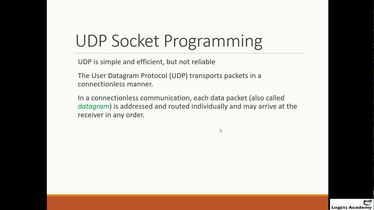 Network Programming With Java Sockets Udp Server Youtube