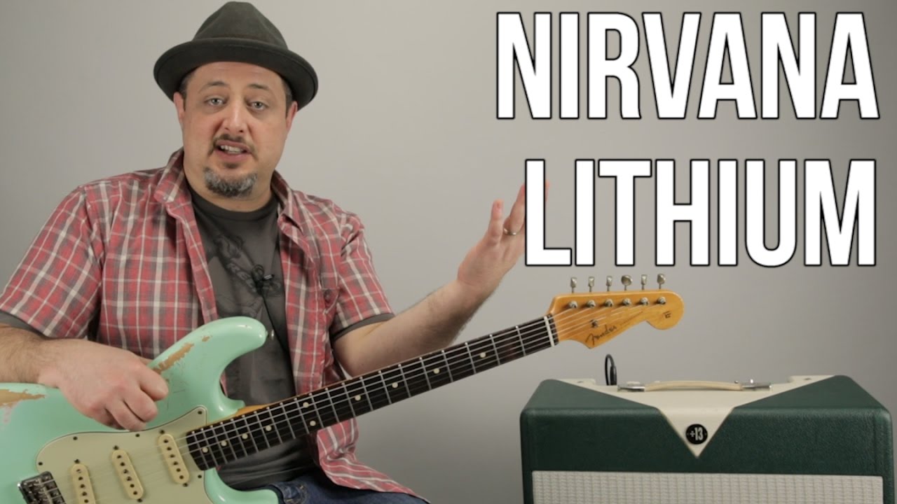 Nirvana Lithium Guitar Lesson How To Play Lithium By Nirvana On