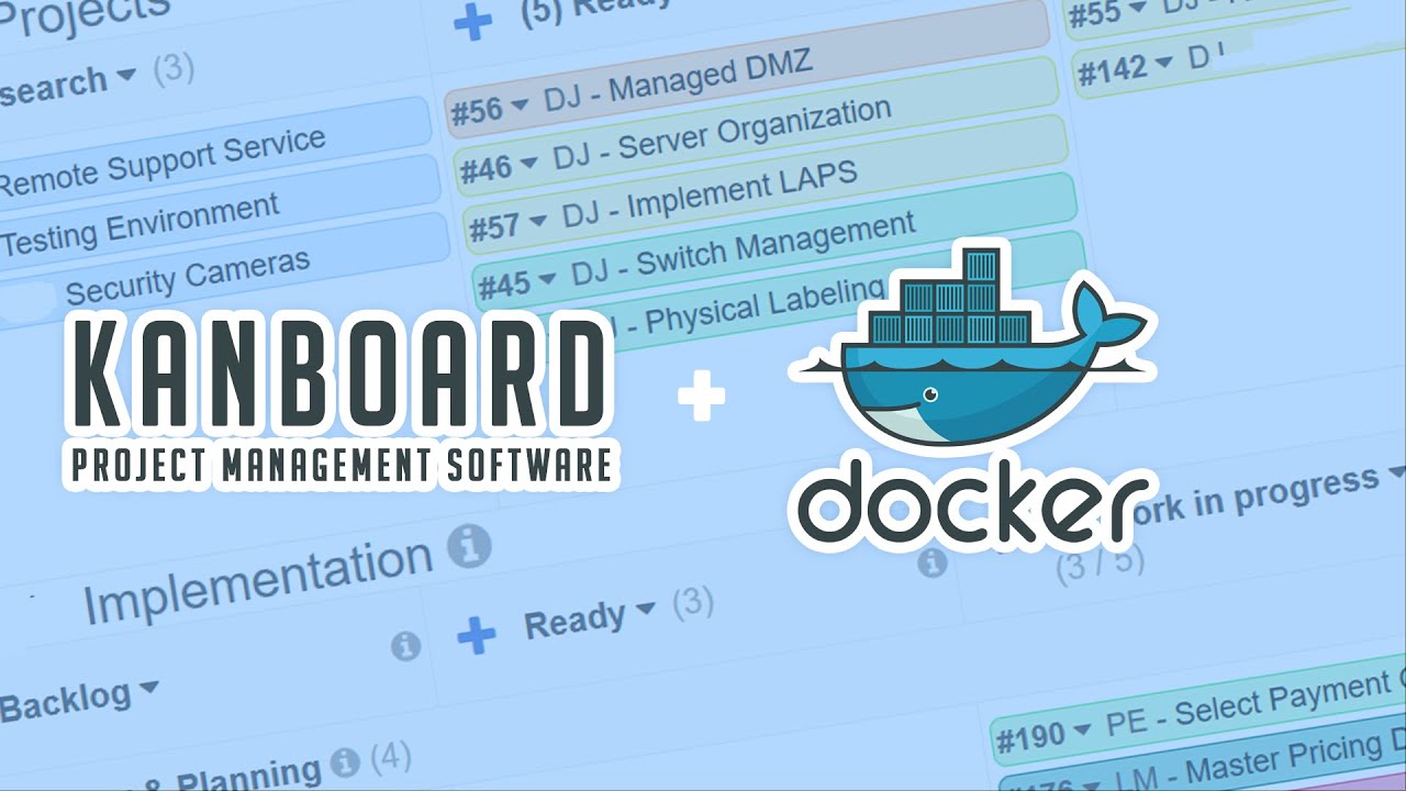 Kanboard Kanban Project Management In Docker Youtube