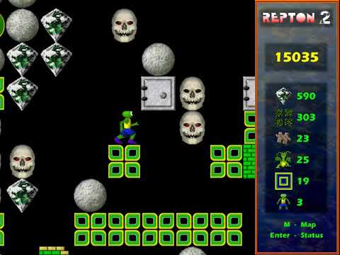 Repton 2 Fjord 16 19 Level 11 Youtube