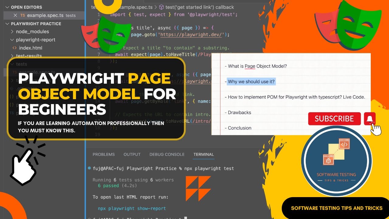 Playwright Tutorials For Beginners Page Object Model Using Playwright