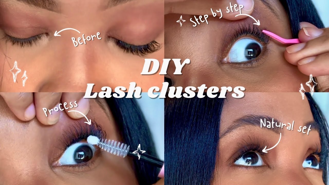 How To Do Lash Clusters Detailed Tutorial Youtube