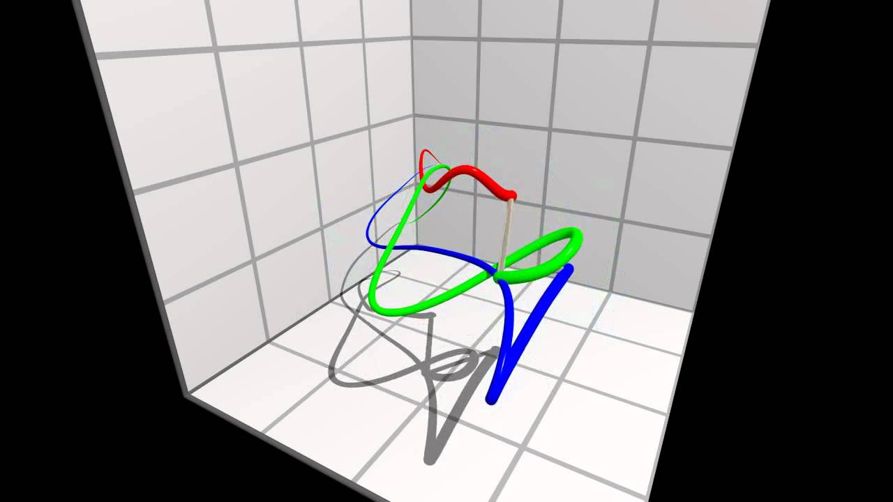 3d Double Pendulum Simulation Youtube