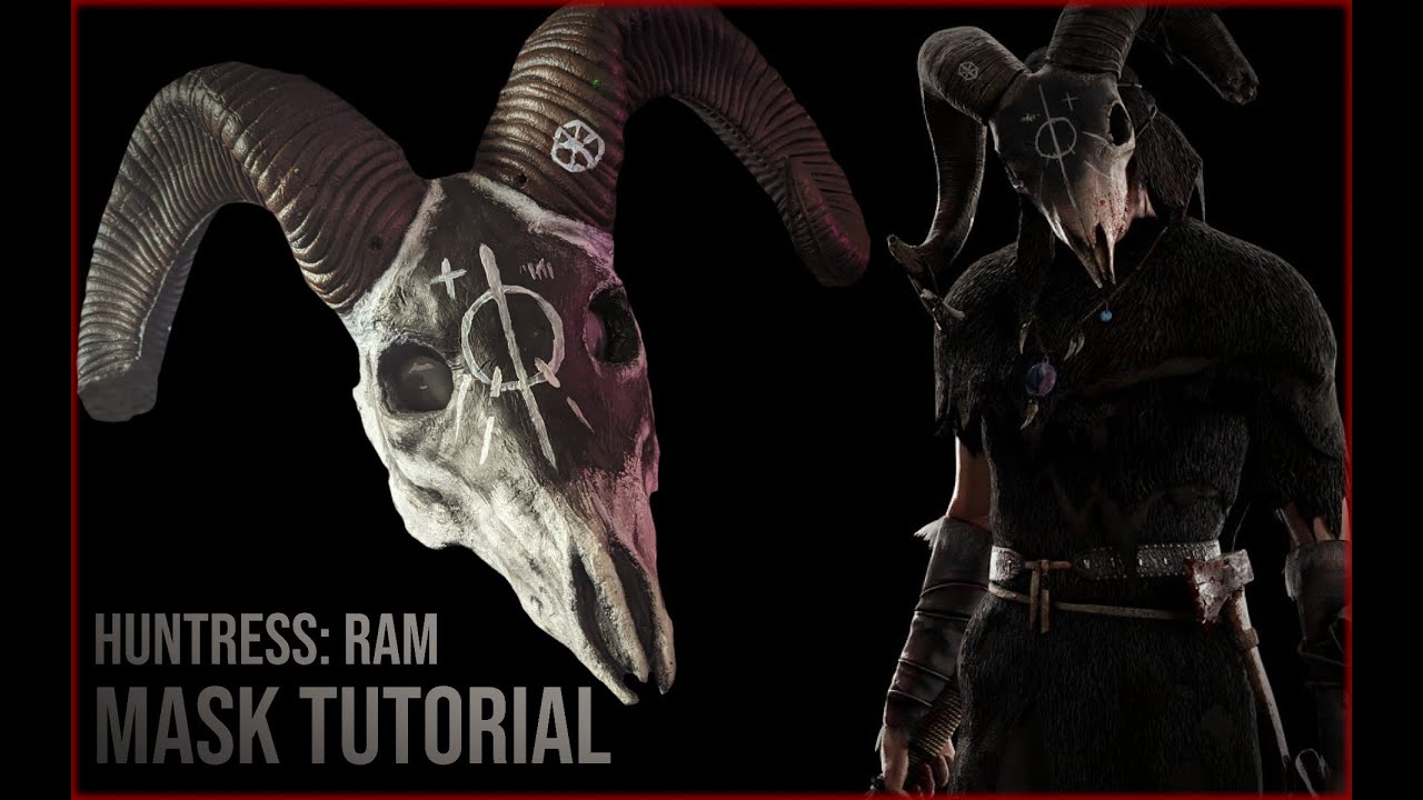 Dead By Daylight Huntress Ram Skull Tutorial Youtube