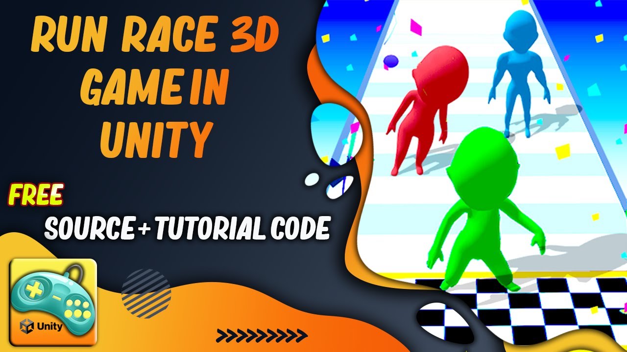 Casual Run Race Game Clone In Unity3d Tutorial Free Source Code Youtube