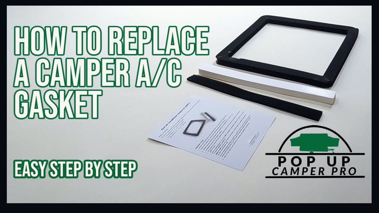 How To Replace A Camper Ac Gasket Youtube