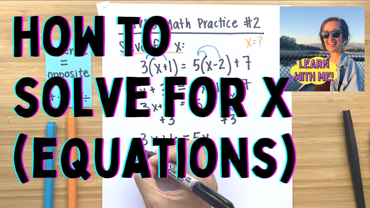Solve For X Equation Calculator